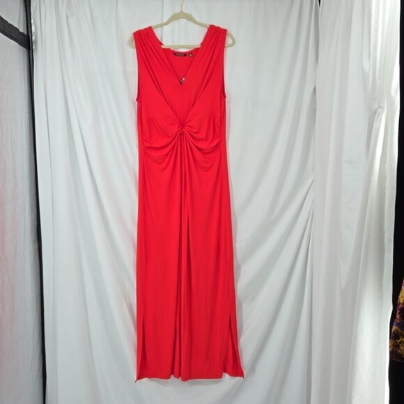 IMAN | Dresses | Iman Global Chic Red Maxi Dress | Poshmark